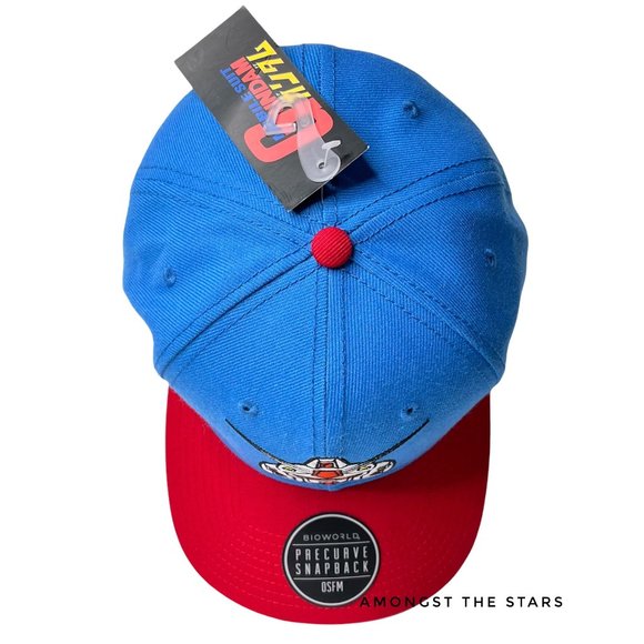 Bioworld | Accessories | Bioworld Mobile Suit Gundam Blue Red Snapback ...